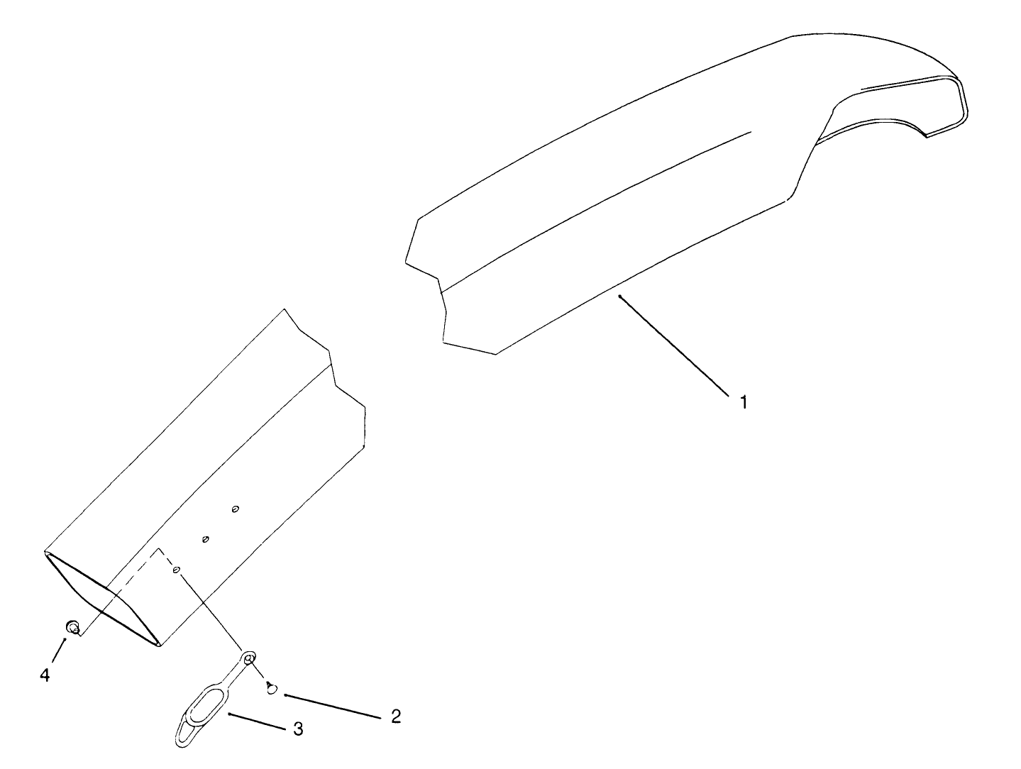 Toro 07-4XVC01 42"/48" Vacuum Bagger Attachment (Serial #: 2000001 - 2